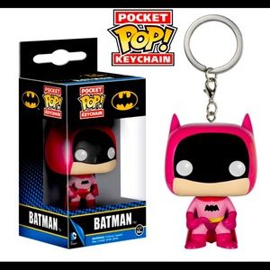 Funko | Accessories | Funko Pop 75 Th Anniversary Batman Pink Keychain ...